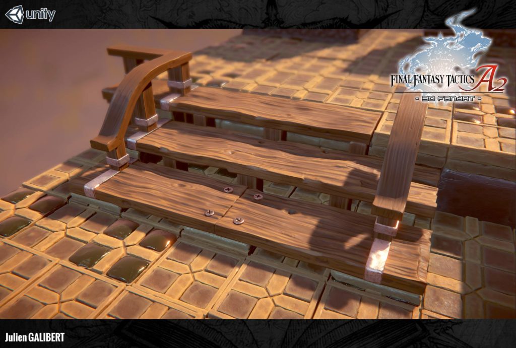 FFTA2 3D Fanart: First indoor object of the scene ! - Julien Galibert